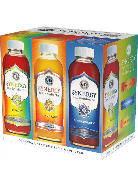 GT's Synergy Kombucha in Bottled Kombucha Tea - Walmart.com
