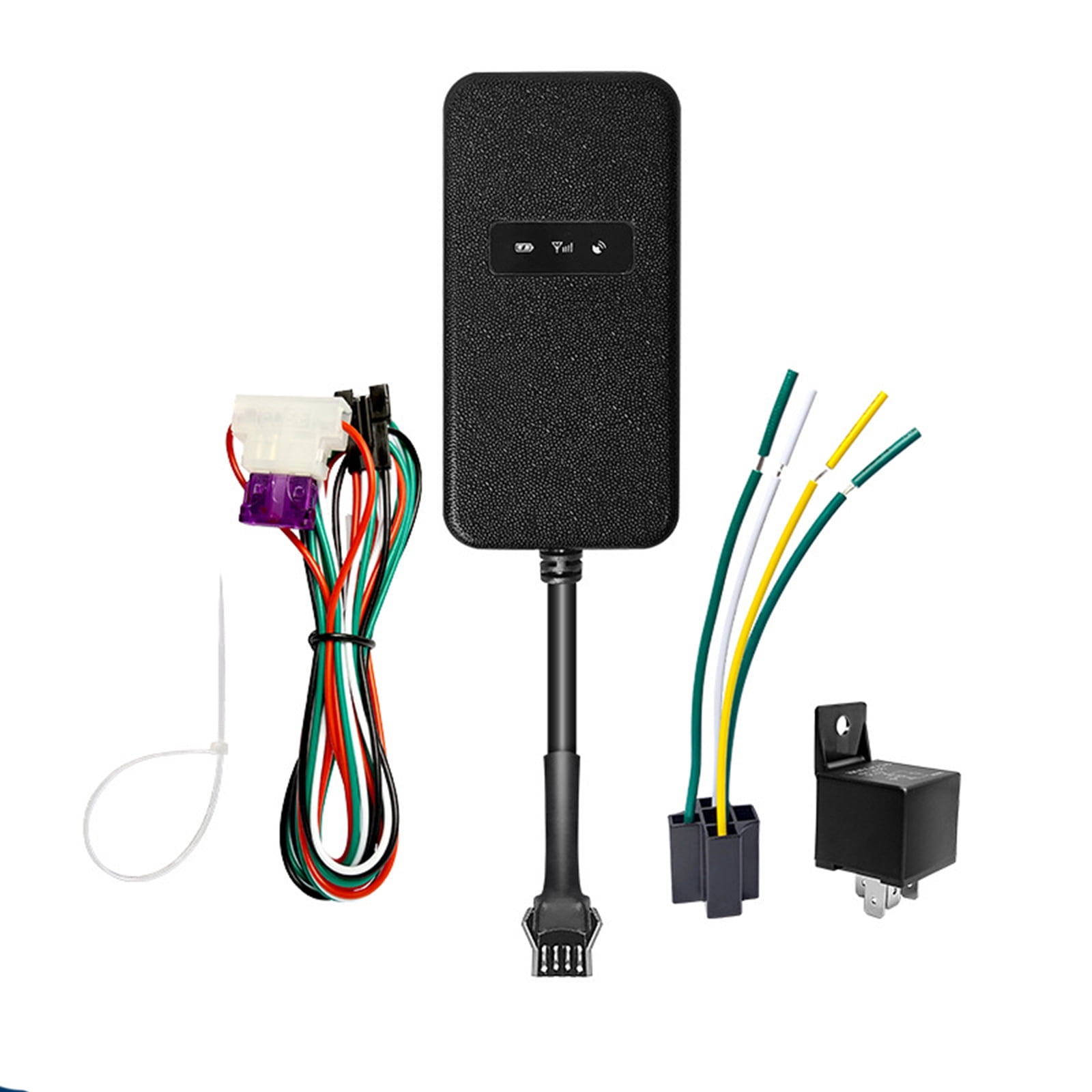 GT003 GPS Tracker GPS Locator For DC9-40V Vehicles, GSM And GPS Dual Antenna Real-time Anti ...
