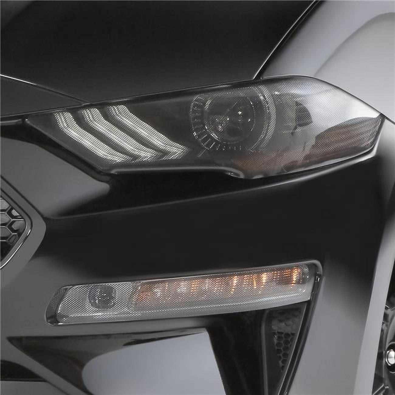 GT0253TSX Front Turn Signal Covers for 2018-2021 Ford Mustang - 2 Piece ...