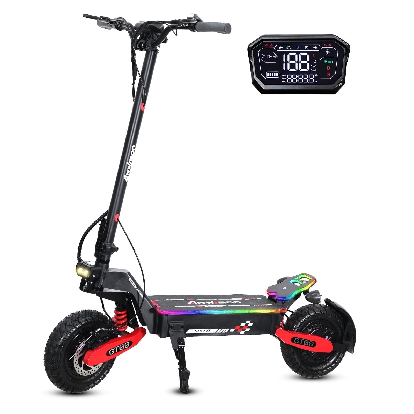 GT06-Plus Electric Scooter for Adults, 2400W Peak, Dual Motor ,52V 23 ...