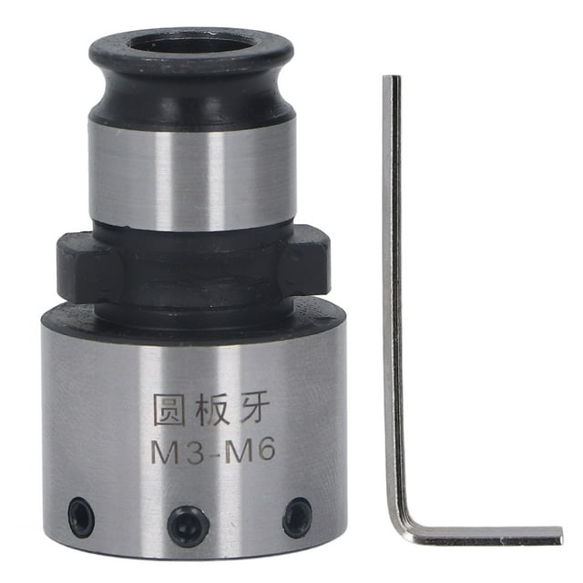 Gt12 Round Die Chuck With Hex Wrench Carbon Steel Male Thread Die