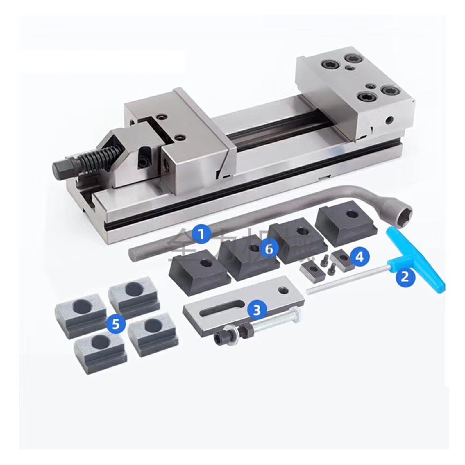 GT125 / 5 Inch High Precision Manual Flat Vice Tool Maker Vise for CNC ...