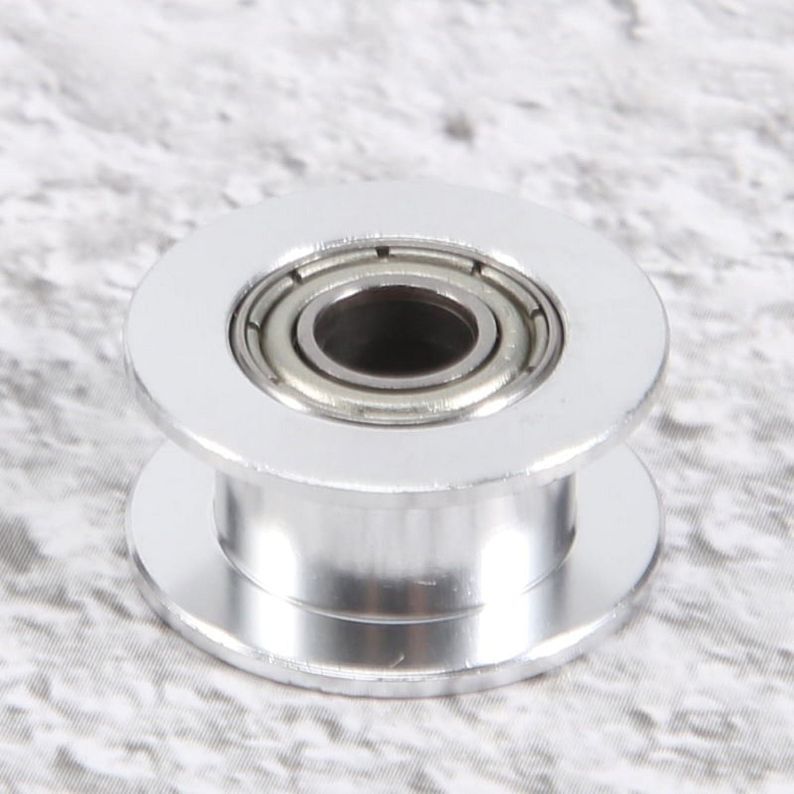 20 Toothless Bore 5mm Aluminum Timing Belt Idler Pulley For 3D Printer ...