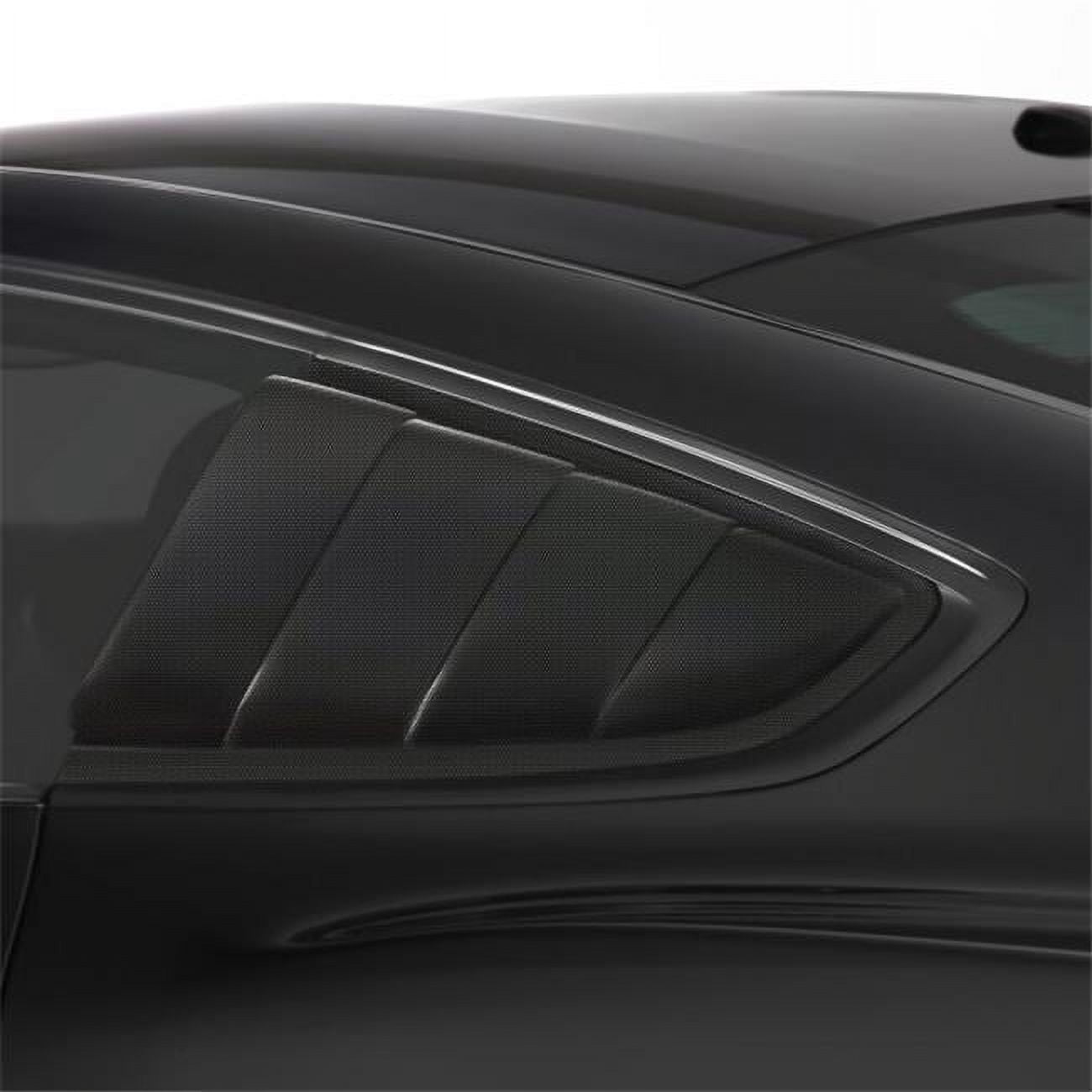 GT4813X Louvered Quarter Window Covers for 2015-2020 Ford Mustang ...