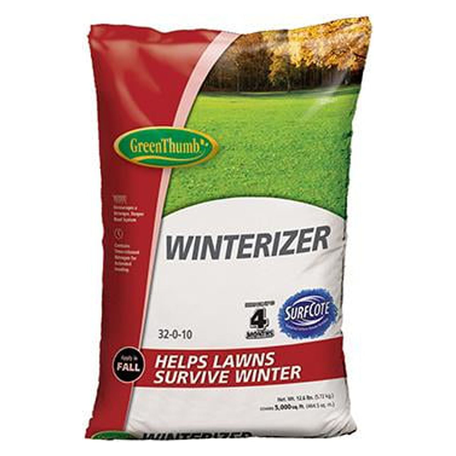 GT58105 Winterizer Lawn Fertilizer, 32-0-10 Formula, 5,000-Sq. Ft ...