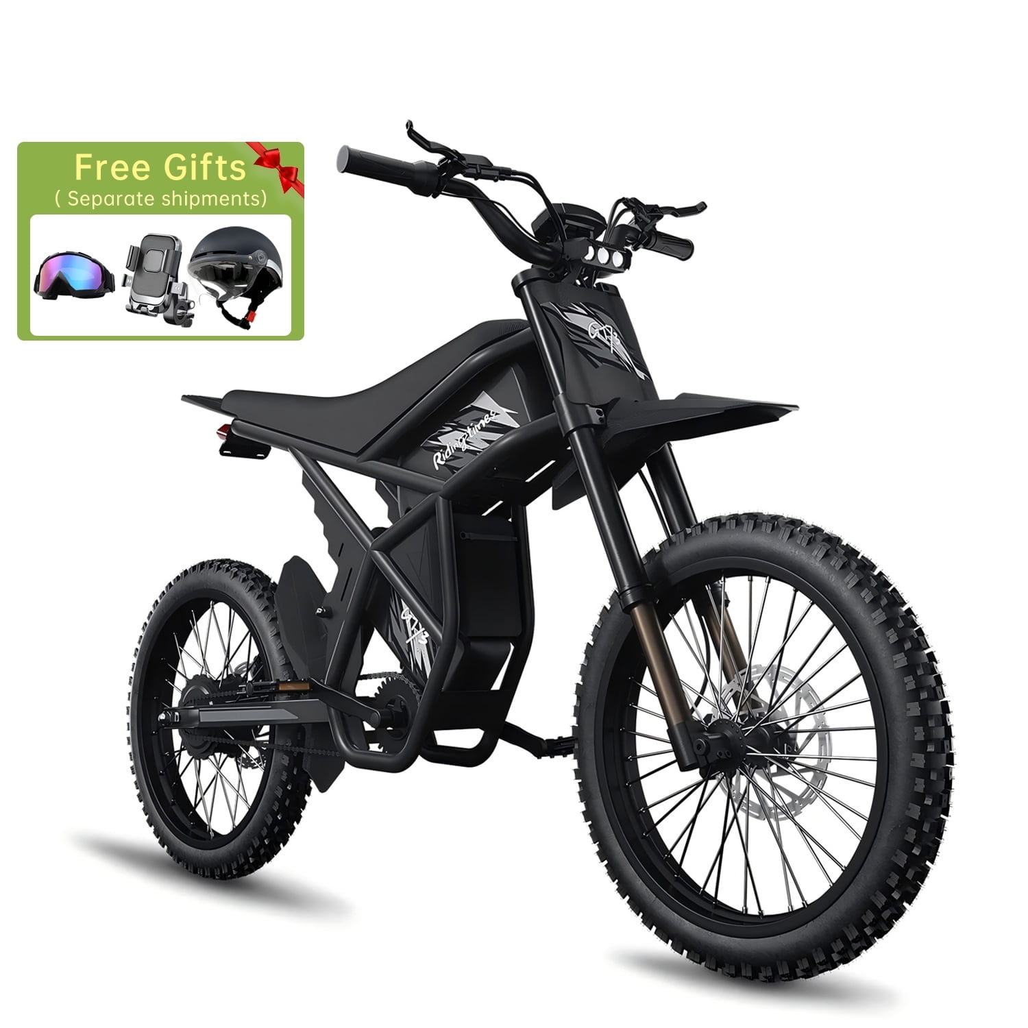 GT73 Electric Bike for Adults, 2000W UL 2849 Electric Dirtbike with 25 ...