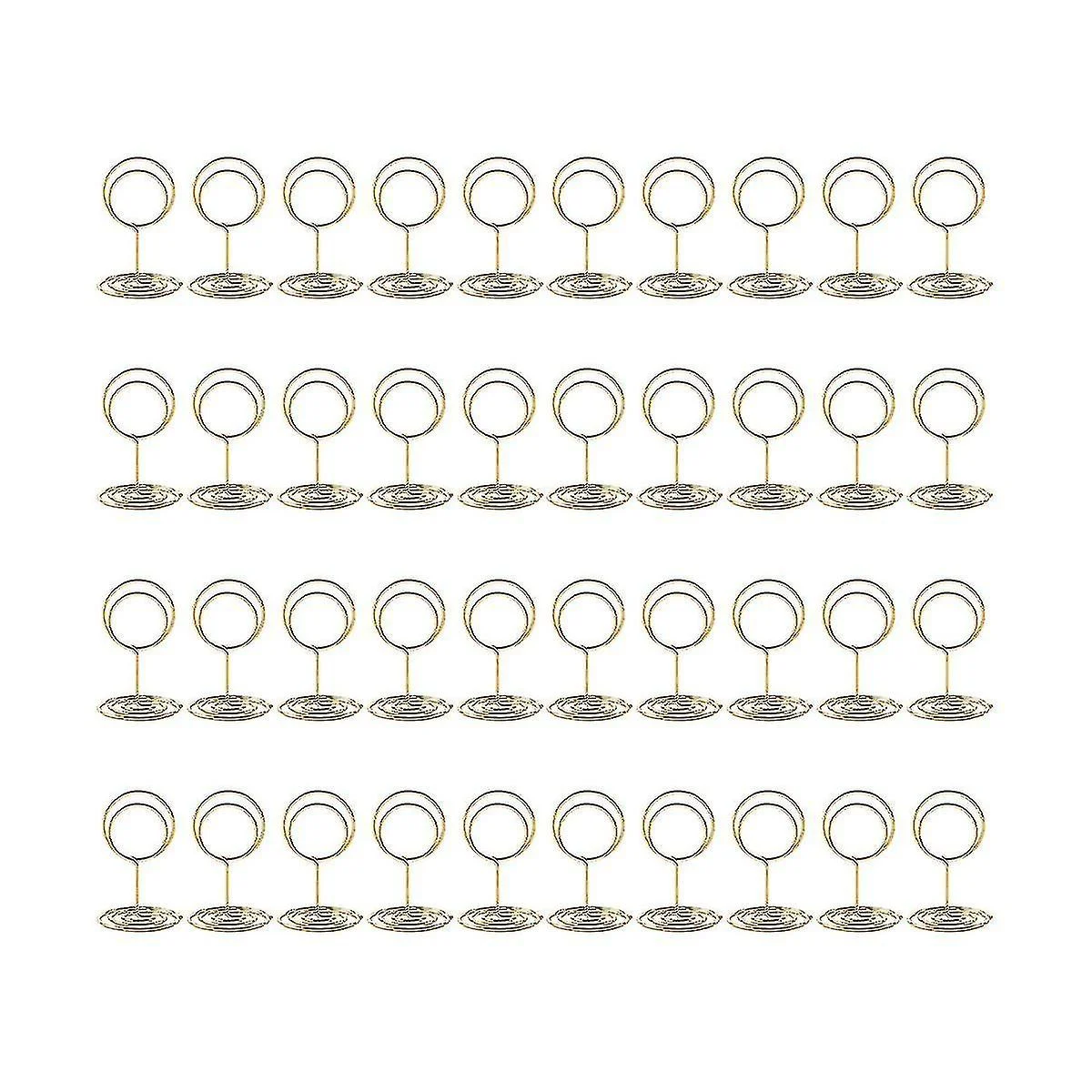 GTB 40pcs Table Number Holders, Place Card Holder, Table Card Holders ...