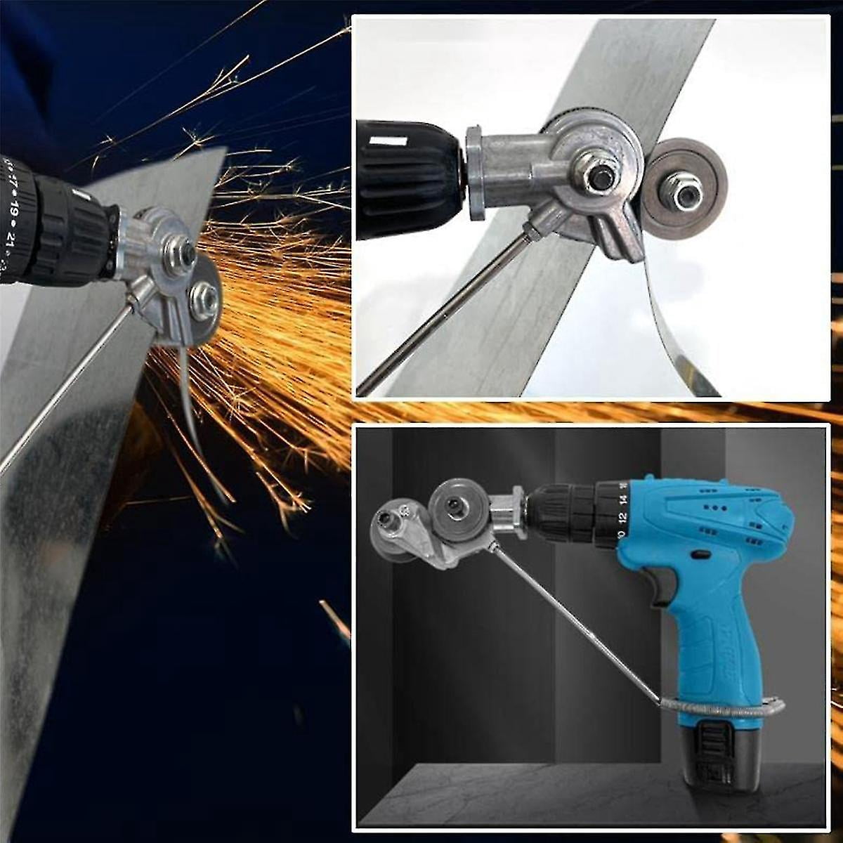 GTB Electric Drill Plate Cutter,metal Nibbler Drill Attachment With ...