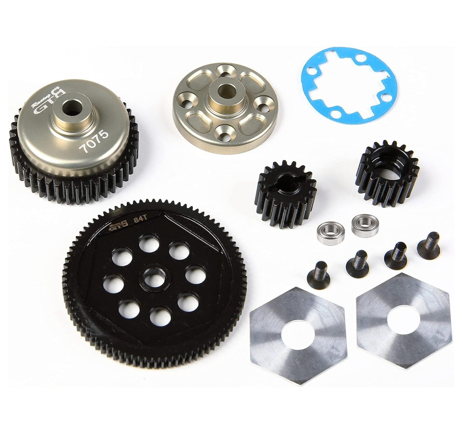GTB Steel Kyosho OL009 Gear with Hard Anodized 7075 Differential ...