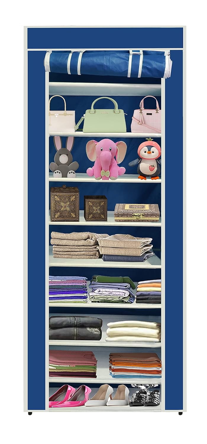 GTC Collapsible Portable Foldable Wardrobe Storage Shelves Organizer ...