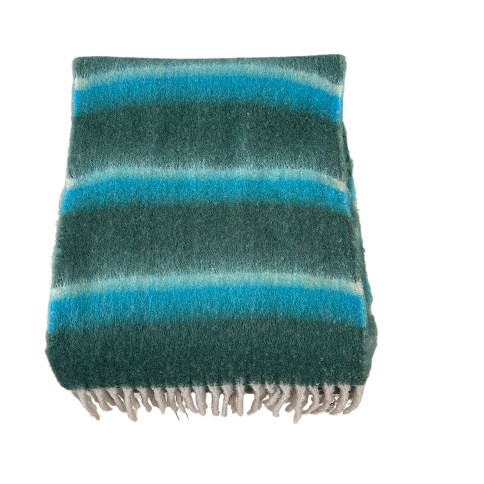 GTEYOIJN Blue Wrap Faux Fur Pull-Through Women's Winter Collar Scarf ...