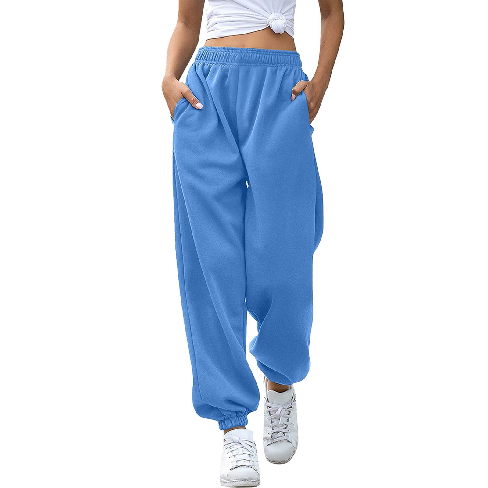 GTEYOIJN Women's Classic High Rise Tapered Jean Standard Women's Bottom ...
