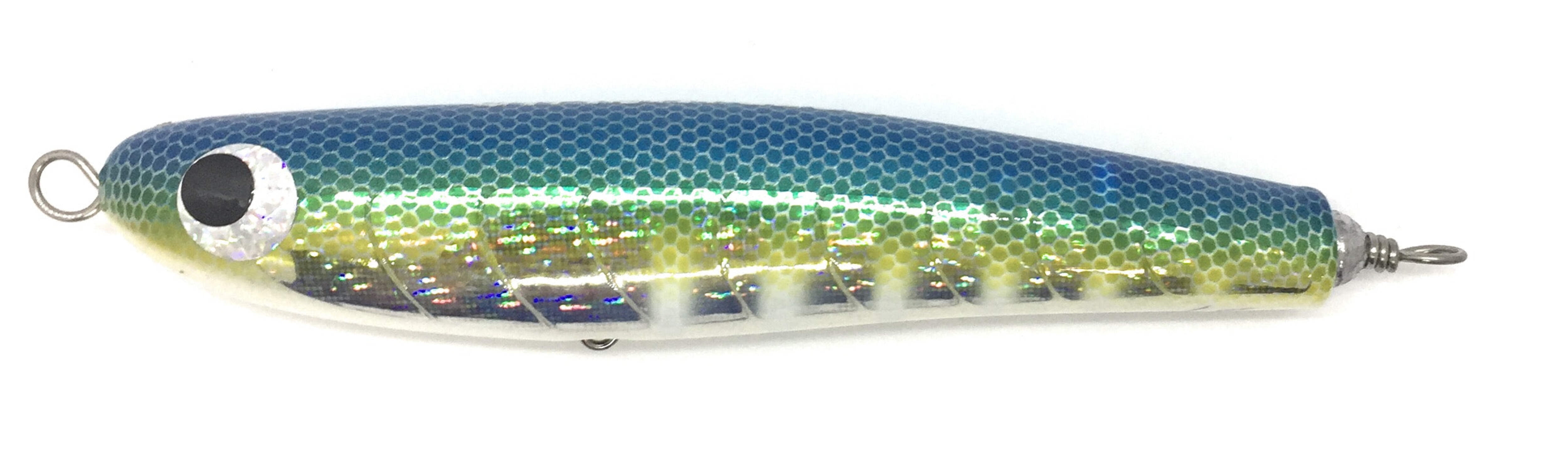 GTFC Ulua Saltwater Wood Topwater Floating Fishing Lure Stick bait ...