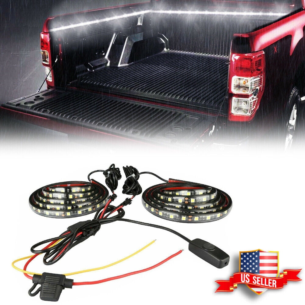 GTINTHEBOX 60" LED Cargo Truck Bed Light Strip Lamp Lighting Kit White ...