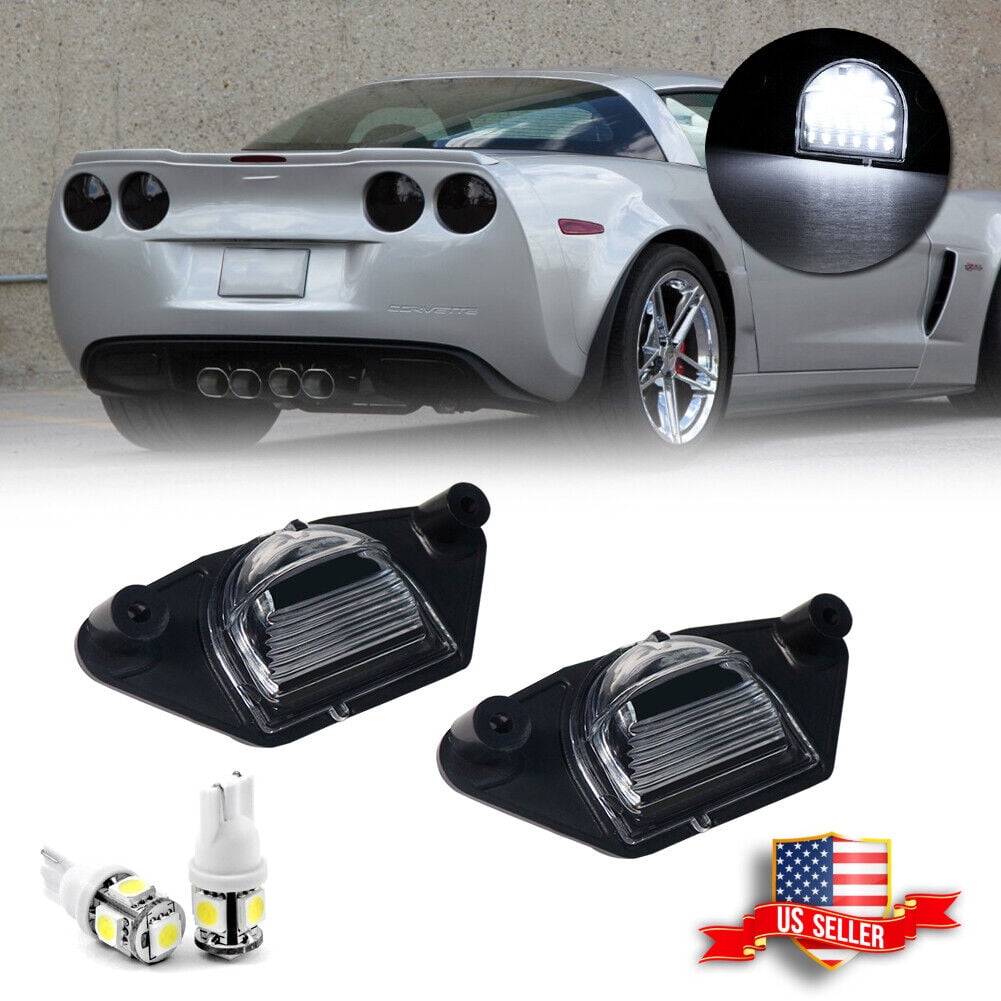 GTINTHEBOX 2x White 6000K Led Number License Plate Light For Chevrolet ...