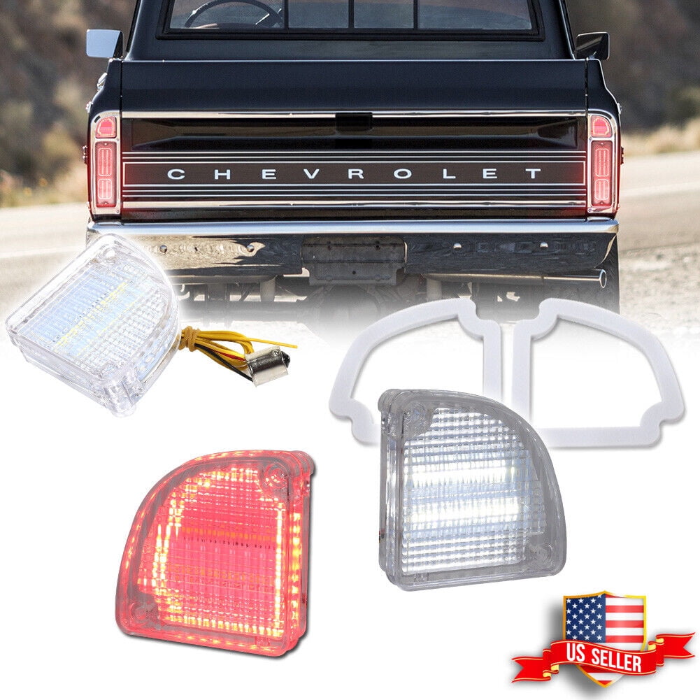 GTINTHEBOX 2x White LED Tail Backup Lights For 1967-1972 Chevrolet ...