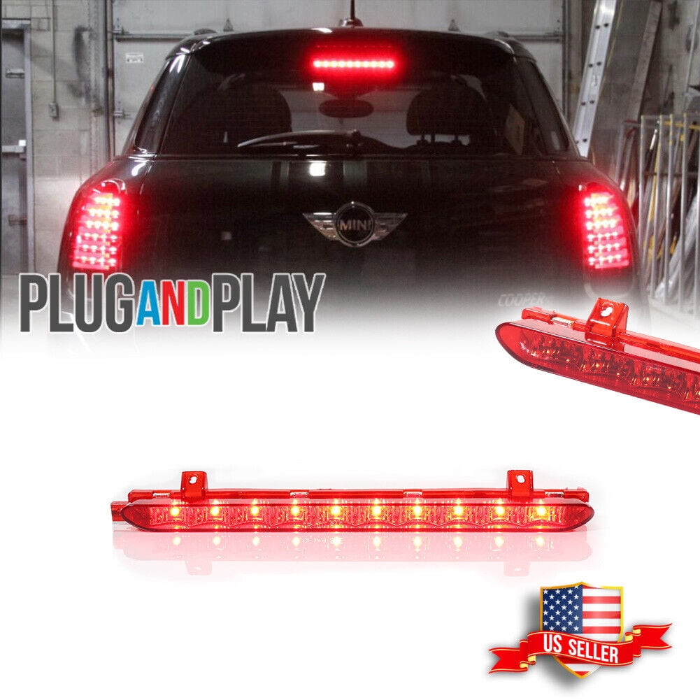 GTINTHEBOX Bright Red High Mount Brake Stop LED Light For MINI Cooper ...