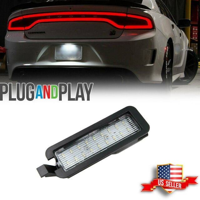 GTINTHEBOX Bright White License Plate Light LED Lamp For 2015-up Dodge ...