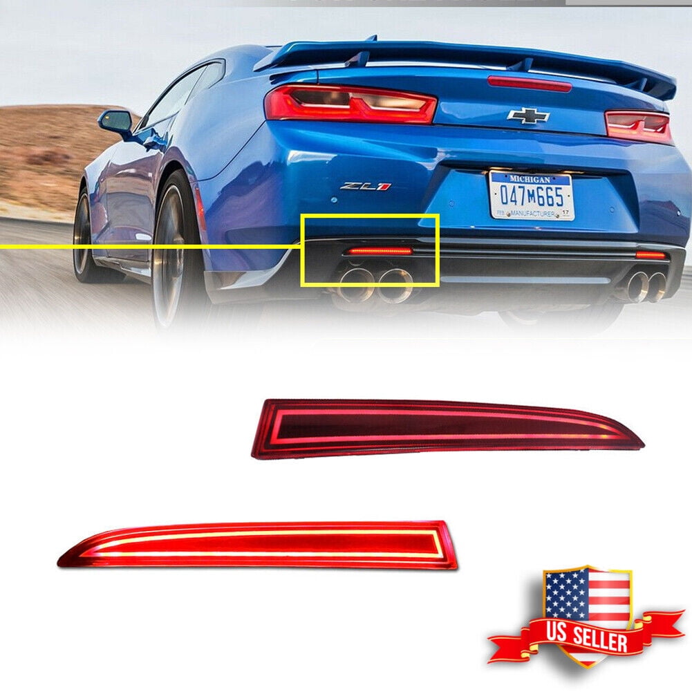 GTINTHEBOX Bumper Reflector Led Brake Lights Tail Lights Fit For 2016 ...