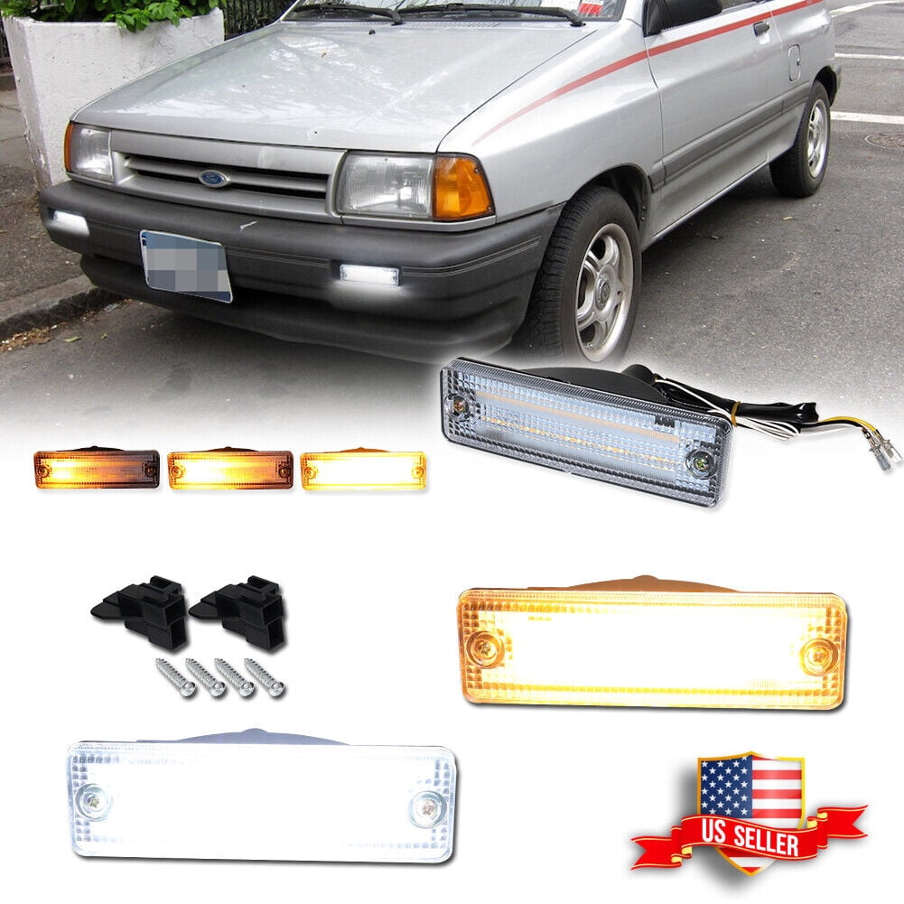 GTINTHEBOX Clear Switchback LED Signal Blinker Corner Lights For Mazda ...