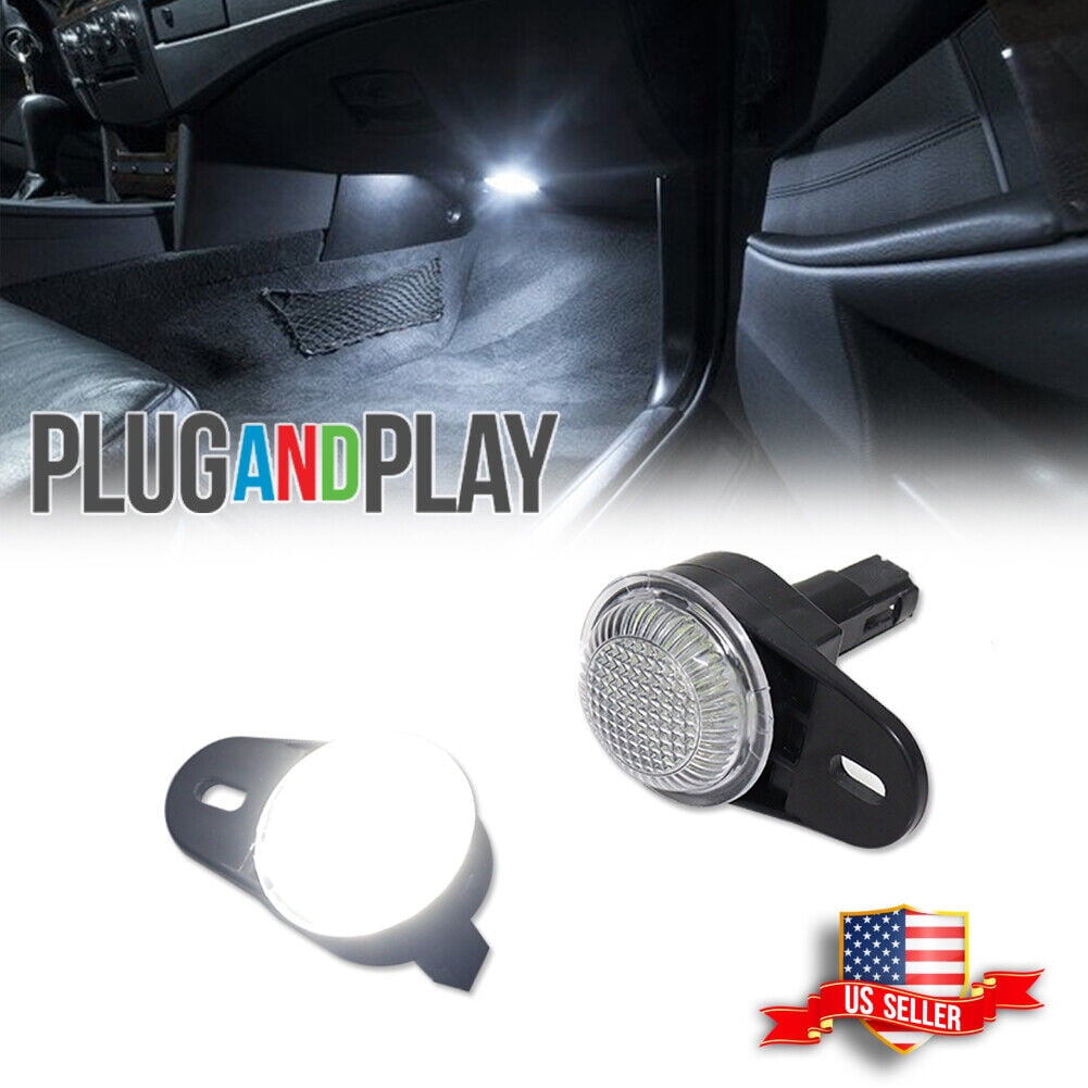 GTINTHEBOX For 1999-2019 Jeep Dodge Ram Interior White LED Courtesy ...