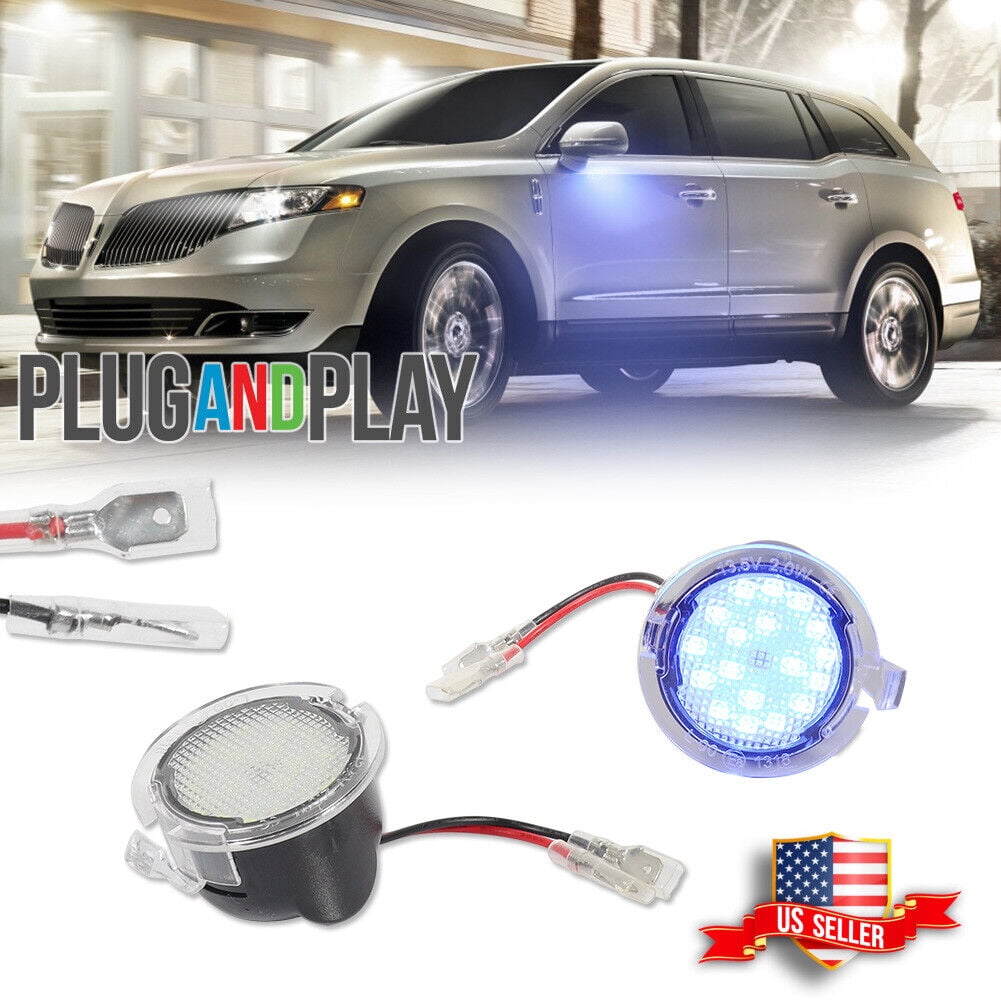GTINTHEBOX Ice Blue LED Side Mirror Puddle Lights For Ford F150 ...