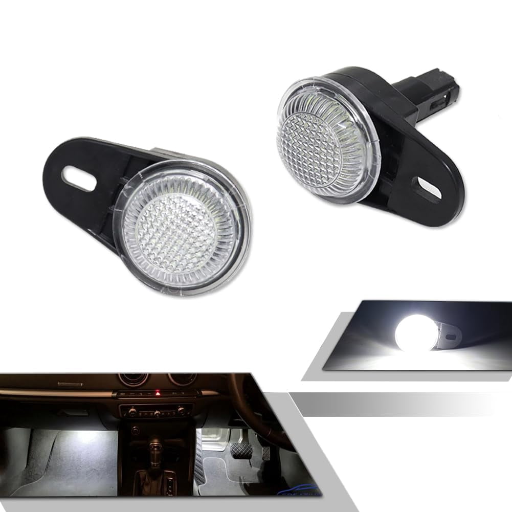 GTINTHEBOX Interior Courtesy White LED Light Footwell Lights Under ...