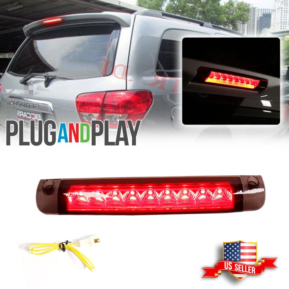 GTINTHEBOX JDM 3D LED Tube Smoked 3rd Brake Light For Toyota Crolla ...