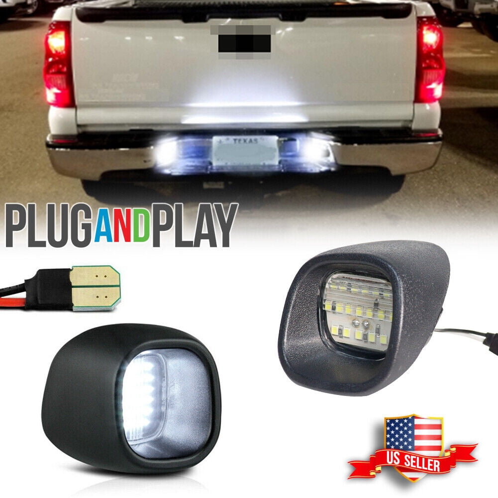 GTINTHEBOX LED License Plate Light Rear Lamps Set for Blazer S10 Pickup ...