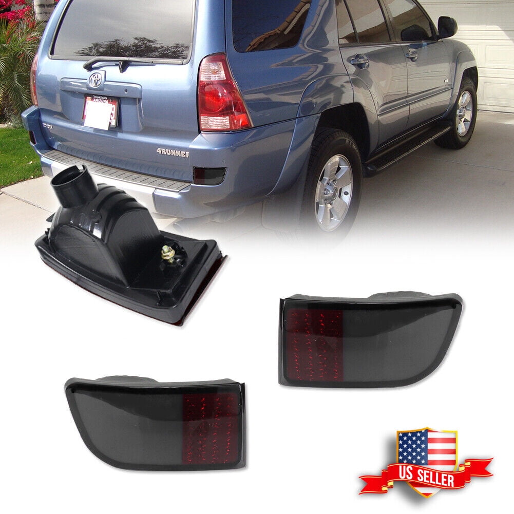 GTINTHEBOX Pair Smoke Rear Bumper Reflector Marker Lights For 2003 2004 ...