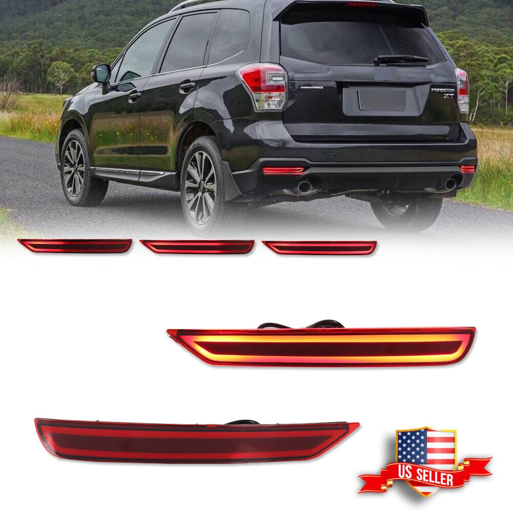 GTINTHEBOX Rear Bumper Reflector LED Signal Tail Brake Lights For 2008 ...