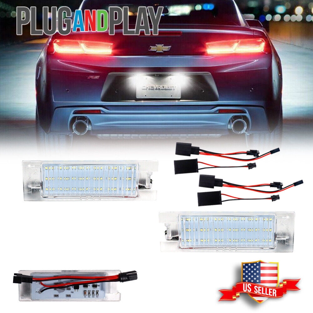 GTINTHEBOX White CAN-bus LED License Plate Lights Assy For 2014-up ...