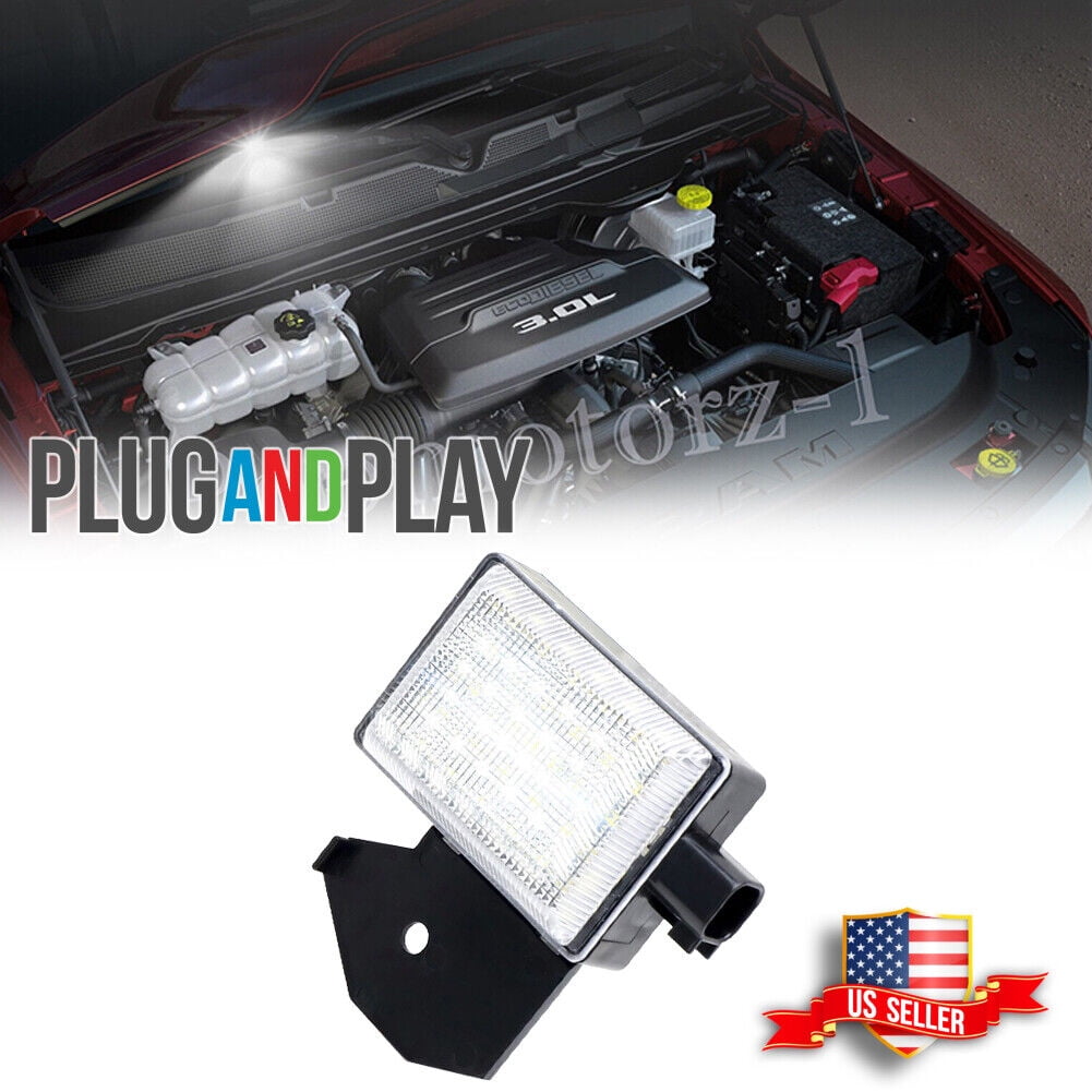 GTINTHEBOX White Super Bright 3W LED Underhood Lamp For Dodge RAM ...