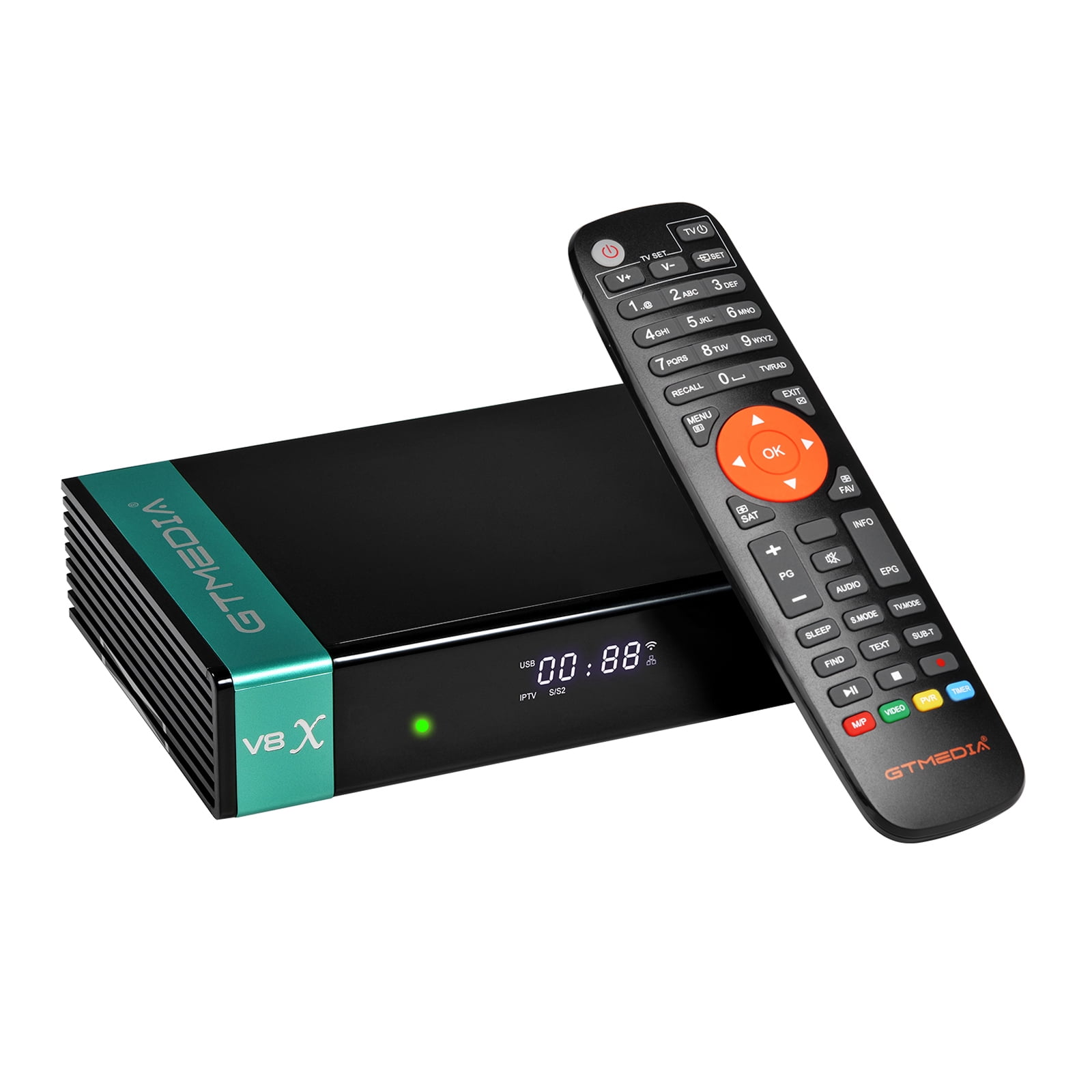 GT Media V8X LA Digital Satellite Receiver, Wireless Tuner Device ...