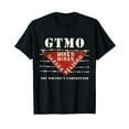 GTMO Land Mine Barbed Wire Sign - Guantanamo Bay Cuba T-Shirt - Walmart.com