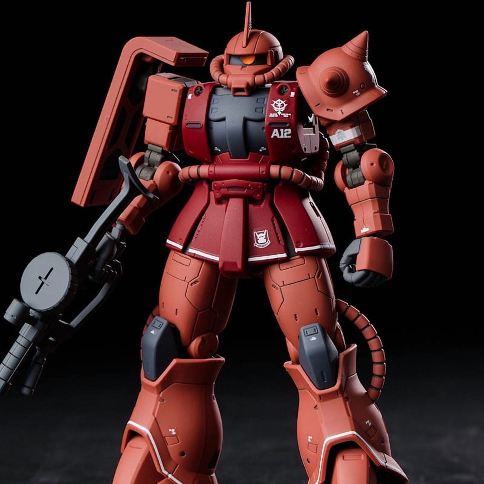 GTO 015/024 HG1/144 MS-05 Old Red Zaku Char Aznable Dedicated Machine ...