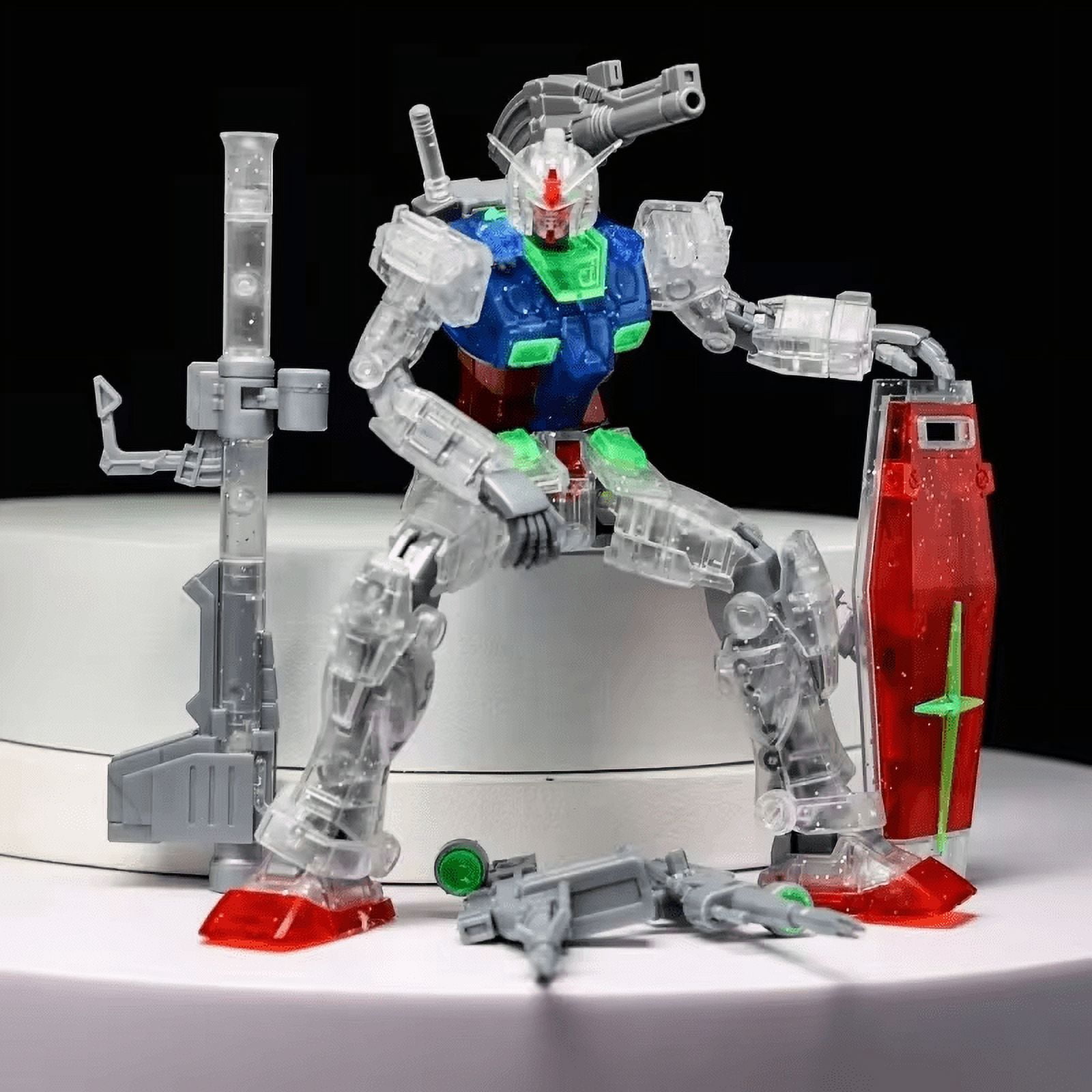 GTO Ganso Yuanzu Color Transparent Version RX-78-2 HG 1/144 Assemble ...