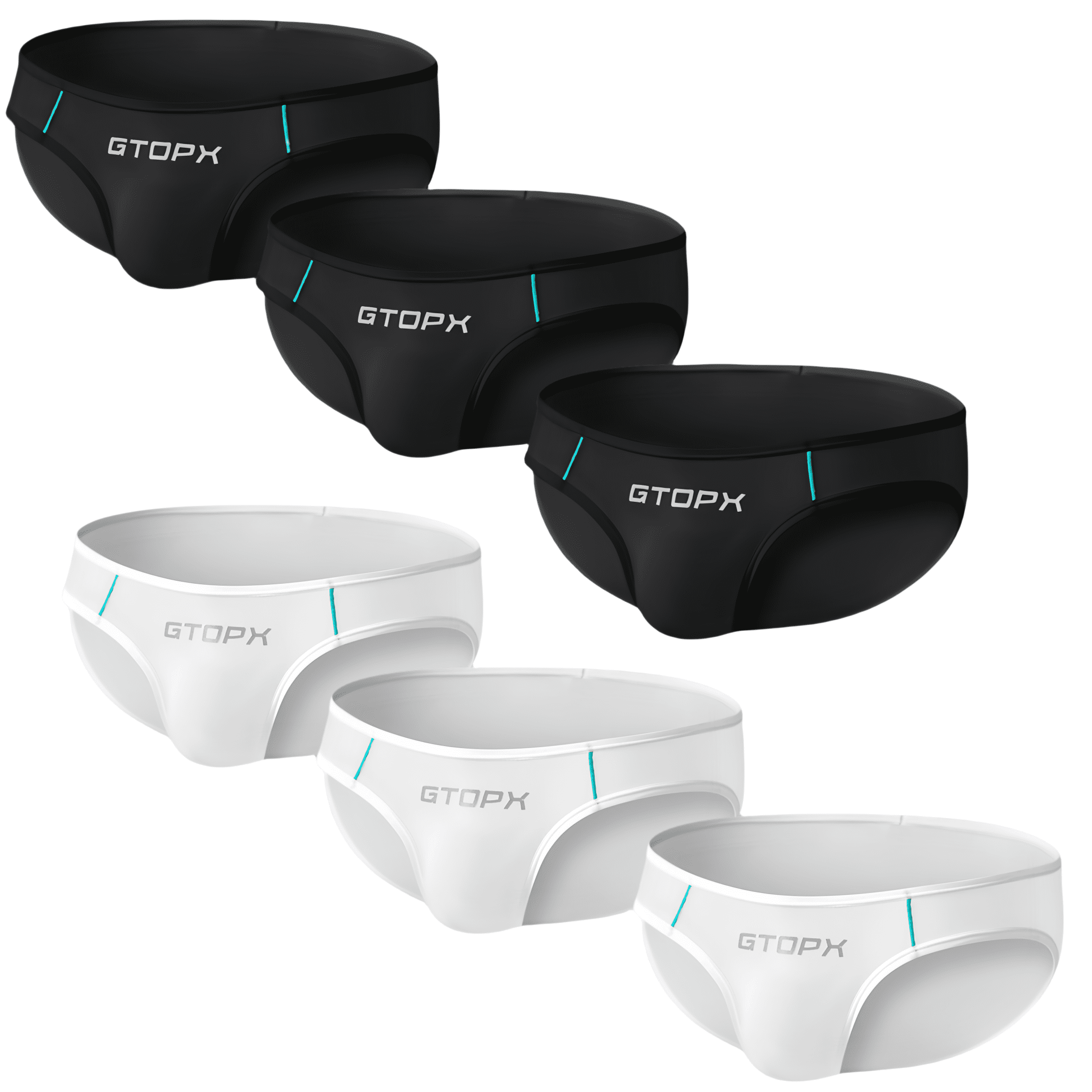 GTOPX MAN Men's Underpants Thin Transparent Low Rise Briefs, 6-Pack ...