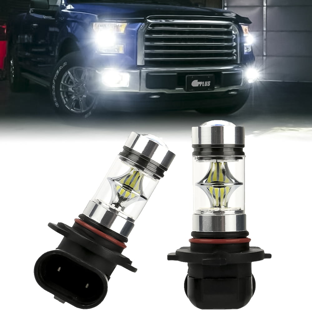 GTP Pair 9140 9145 H10 9005 LED High Power 100W CREE 6000K Xenon White ...