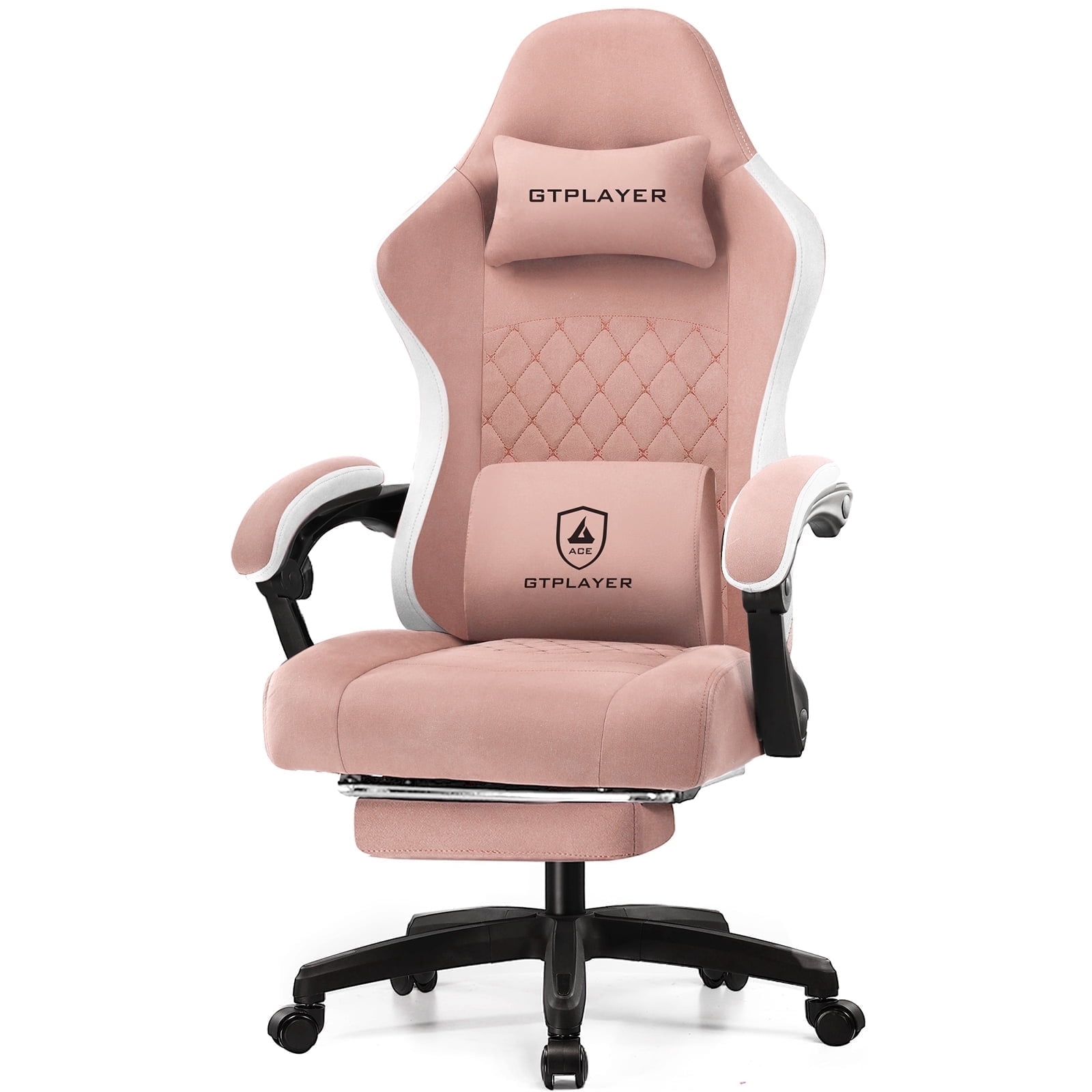 GTPLAYER Ergonomic High Back Pocket Spring Cushion Gaming Chair with ...
