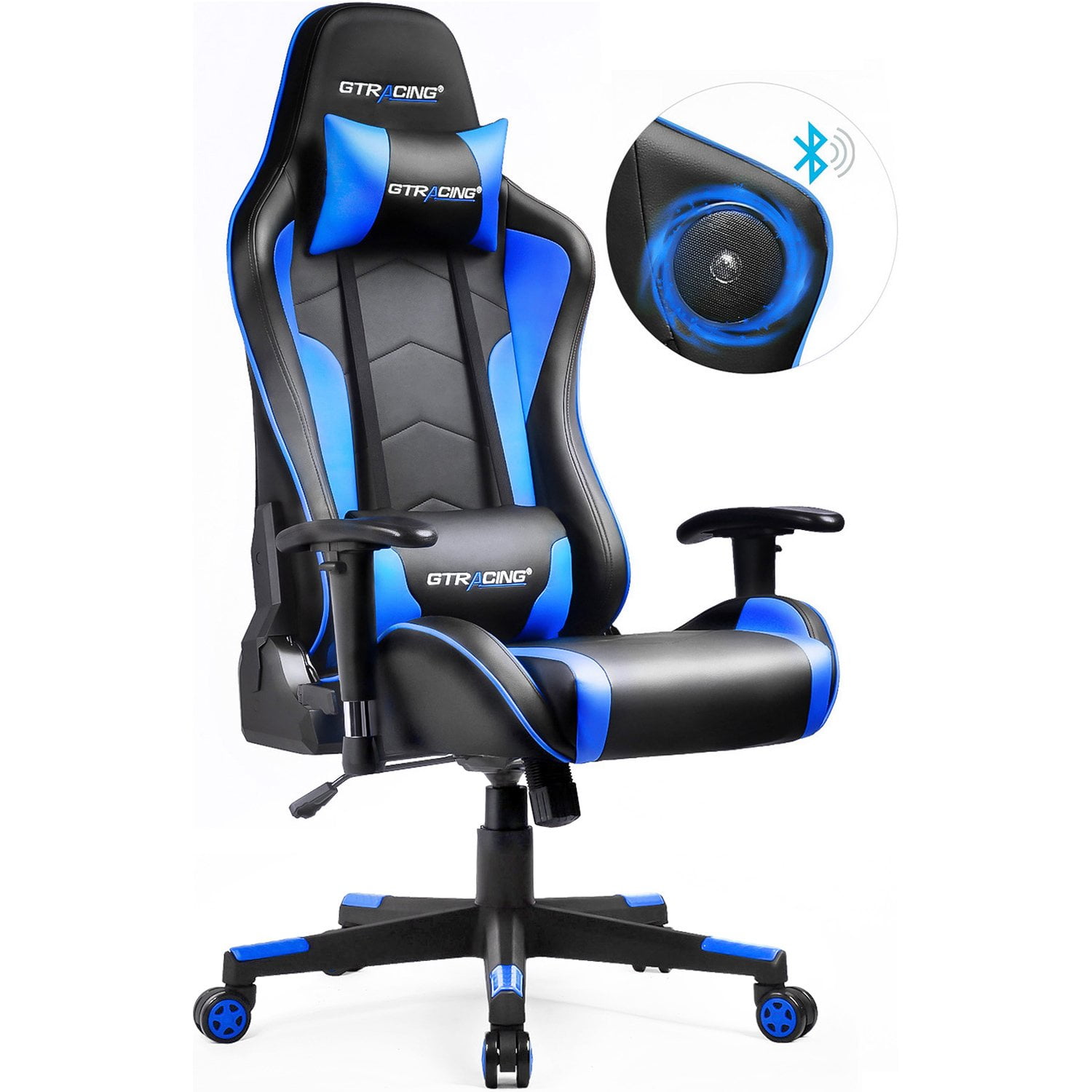 gtplayer bluetooth speaker gaming chair GTPLAYER Gaming Chair with ...