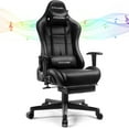 GTPLAYER Gaming Chair with Speakers Bluetooth, Ergonomic Office Desk Chair with Footrest ...