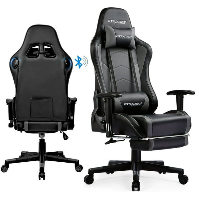 GTPLAYER Silla Gamer for Adults: Gaming Chair with Bluetooth Speakers ...