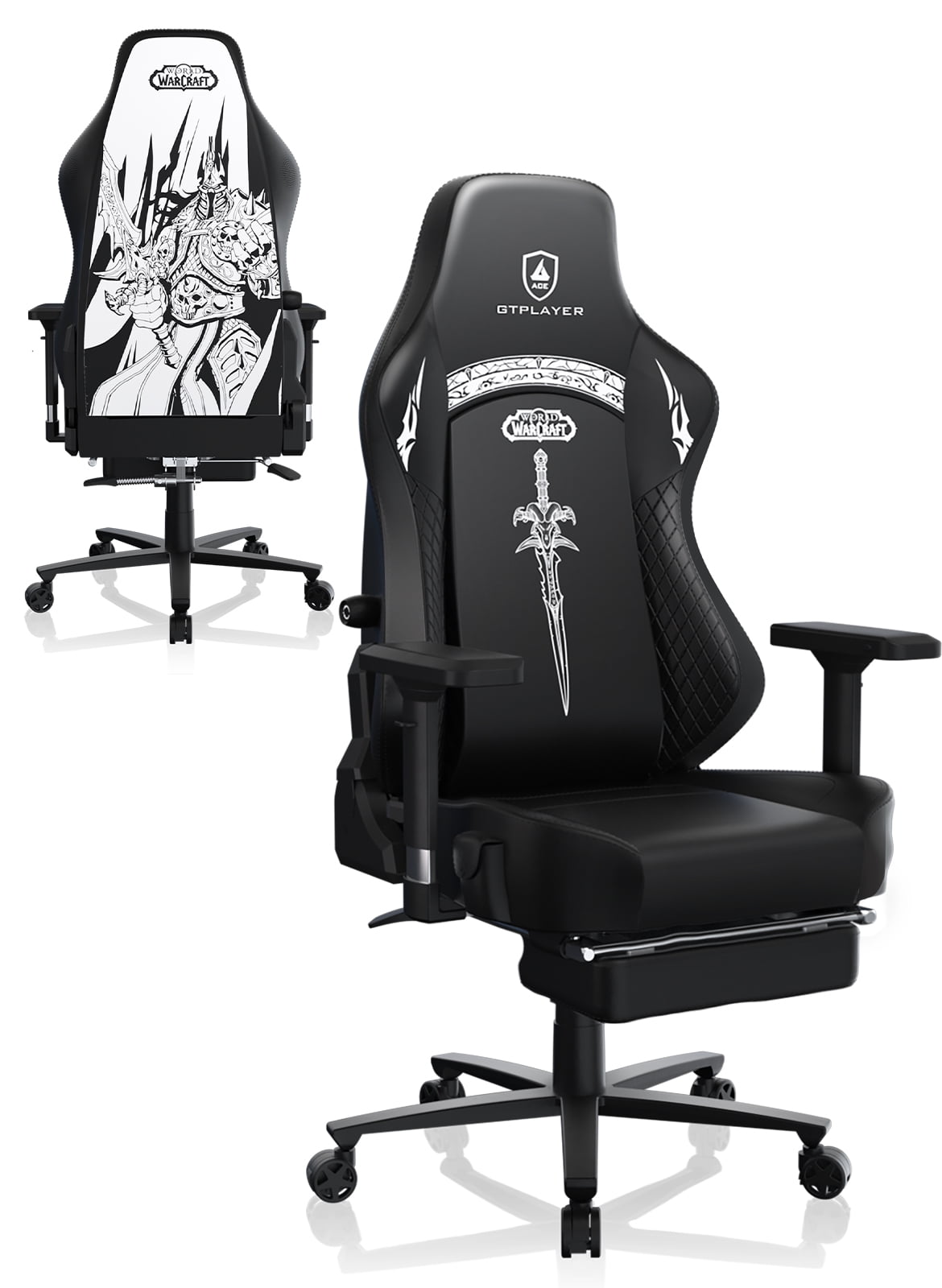 GTPLAYER World of Warcraft Edition Gaming Chair with Bluetooth Speakers ...
