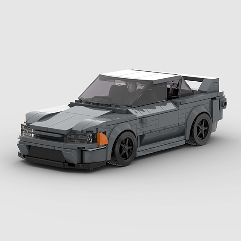 GTR Moc Classical Car Speed Champions Super Race F1 Vehicle Model ...