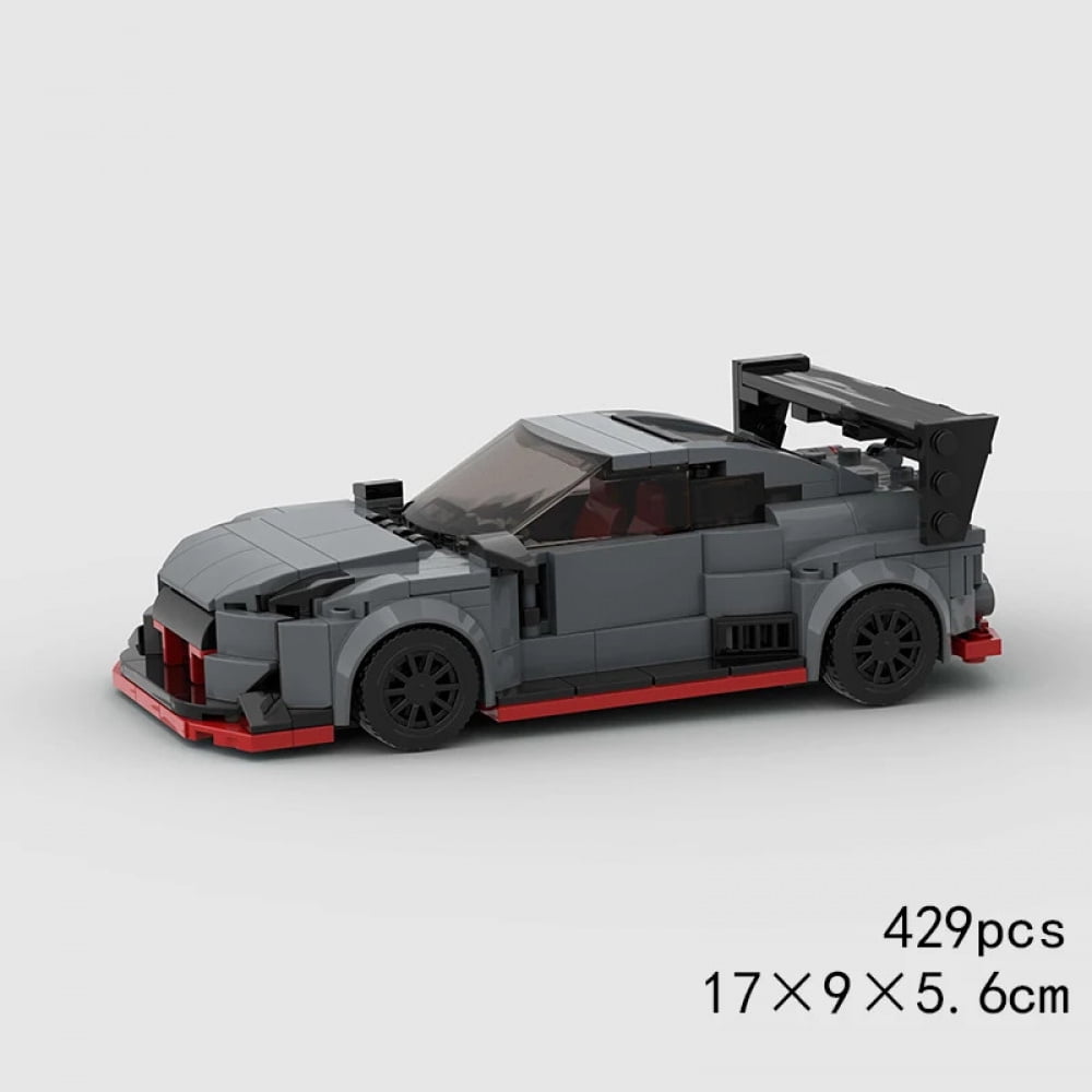 GTR R35 MOC Car Speed Champions Super Race F1 Classical Vehicle model ...