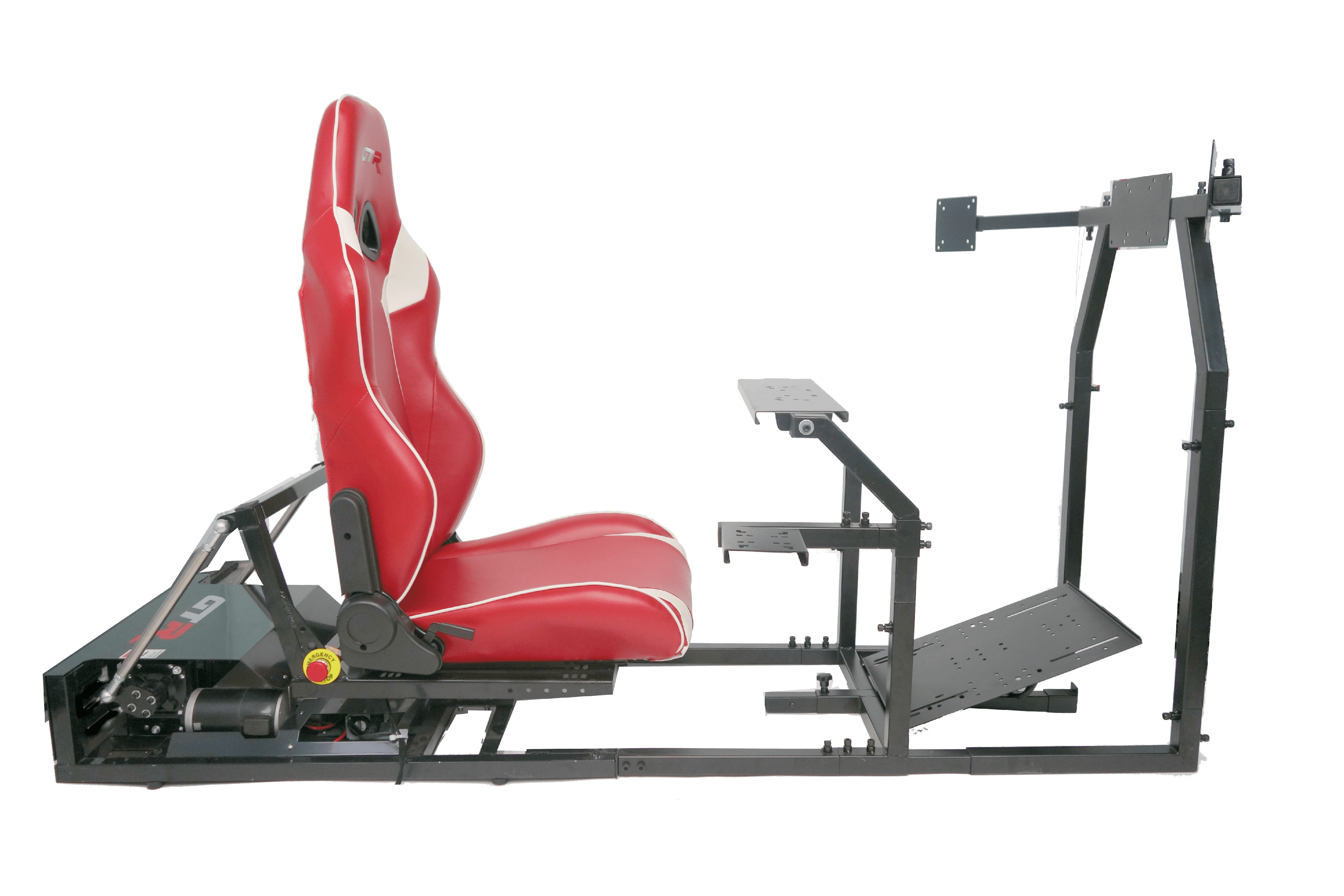 GTR Simulator - GTM Motion Simulator 2DoF Cockpit with Real Racing Seat and Mounts for Triple ...