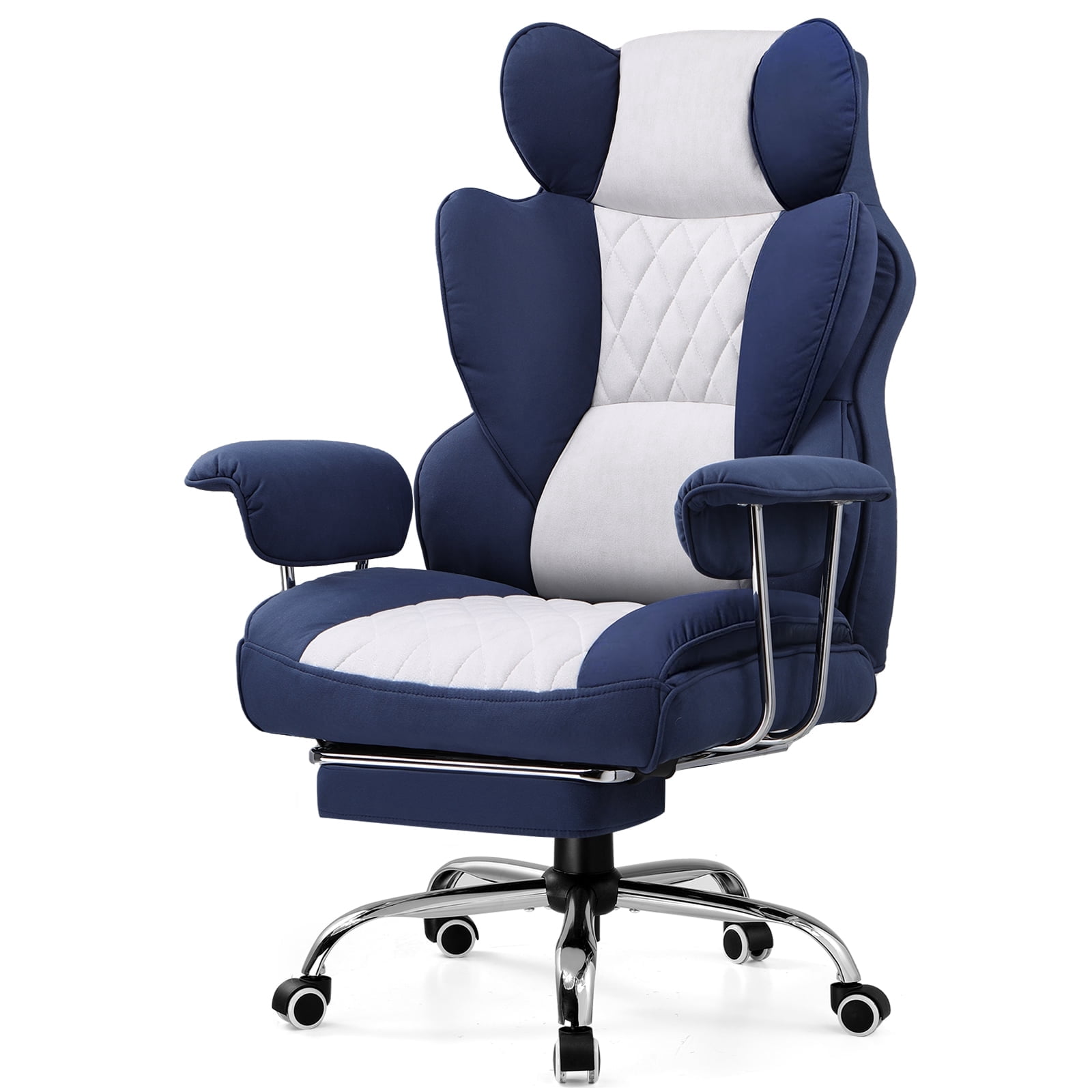 GTRACING Gaming Chair Ergonomic Executive Cozy Fabric Office Chair with ...