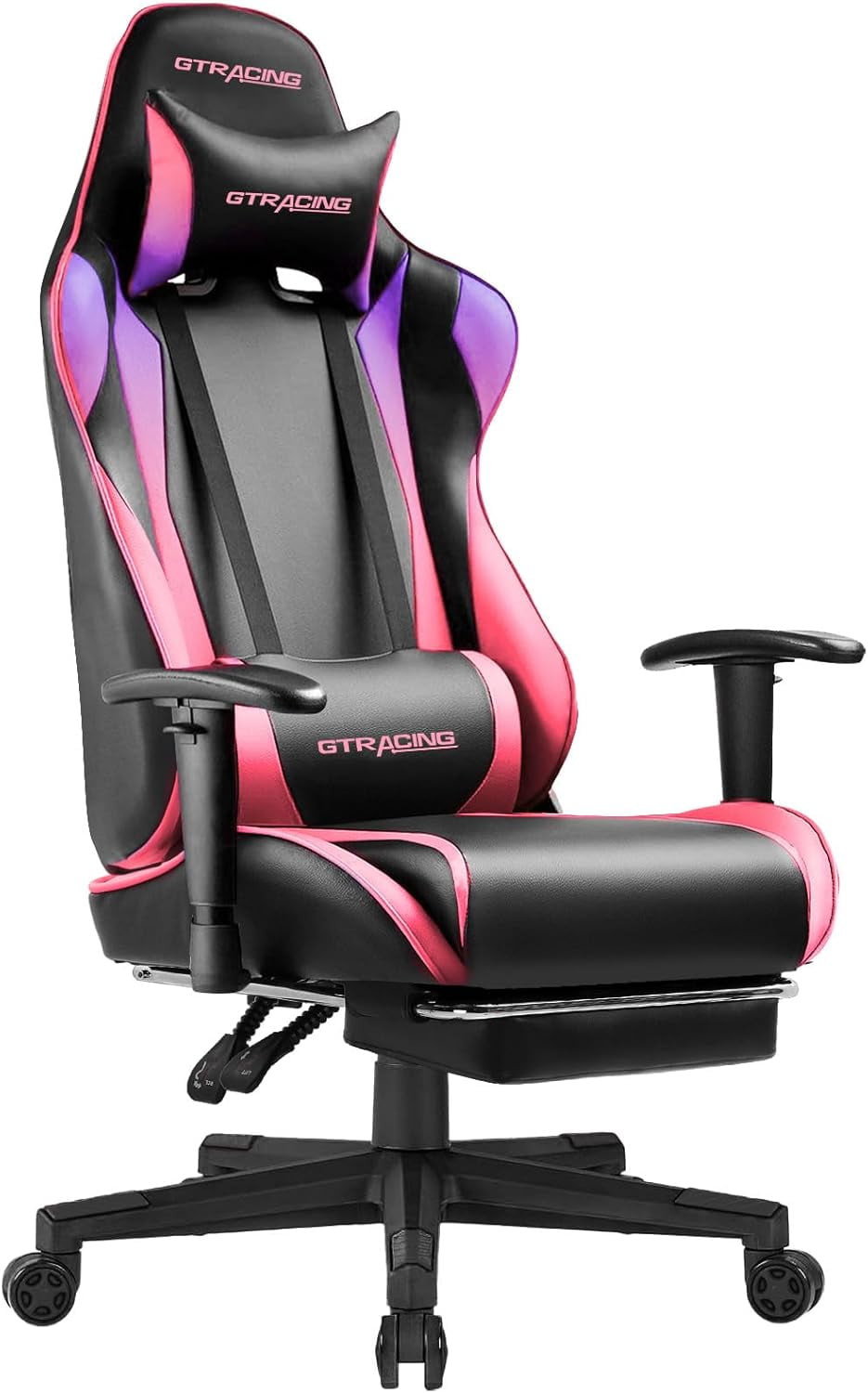 GTRACING Gaming Chair with Footrest, Ergonomic Computer Game Desk Chair ...