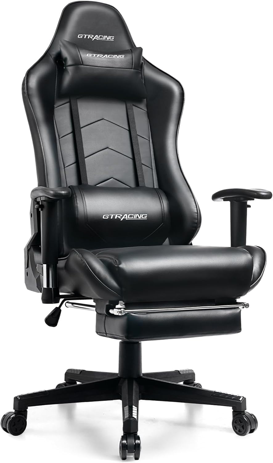 GTRACING Gaming Chair with Footrest, Racing Style Computer Chair for ...